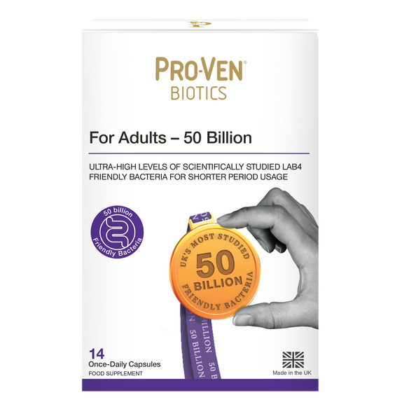Boosts gut health with 50 billion Proven probiotics. — ProVen UK